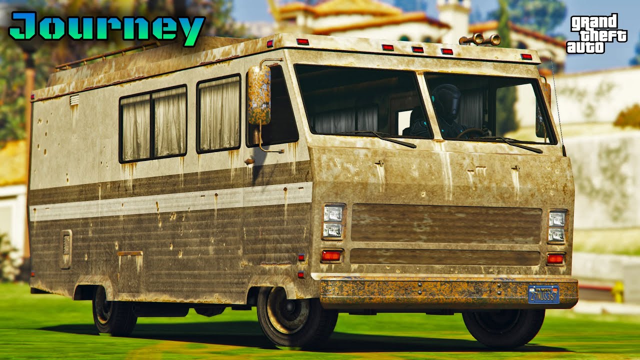 The Ugliest Car in GTA Online? Journey RV Review | Motorhome (Rusty ...
