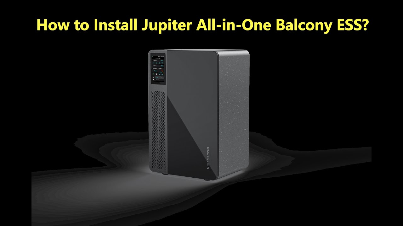 How to Install Jupiter All-in-One Balcony ESS by Marstek Energy? - YouTube