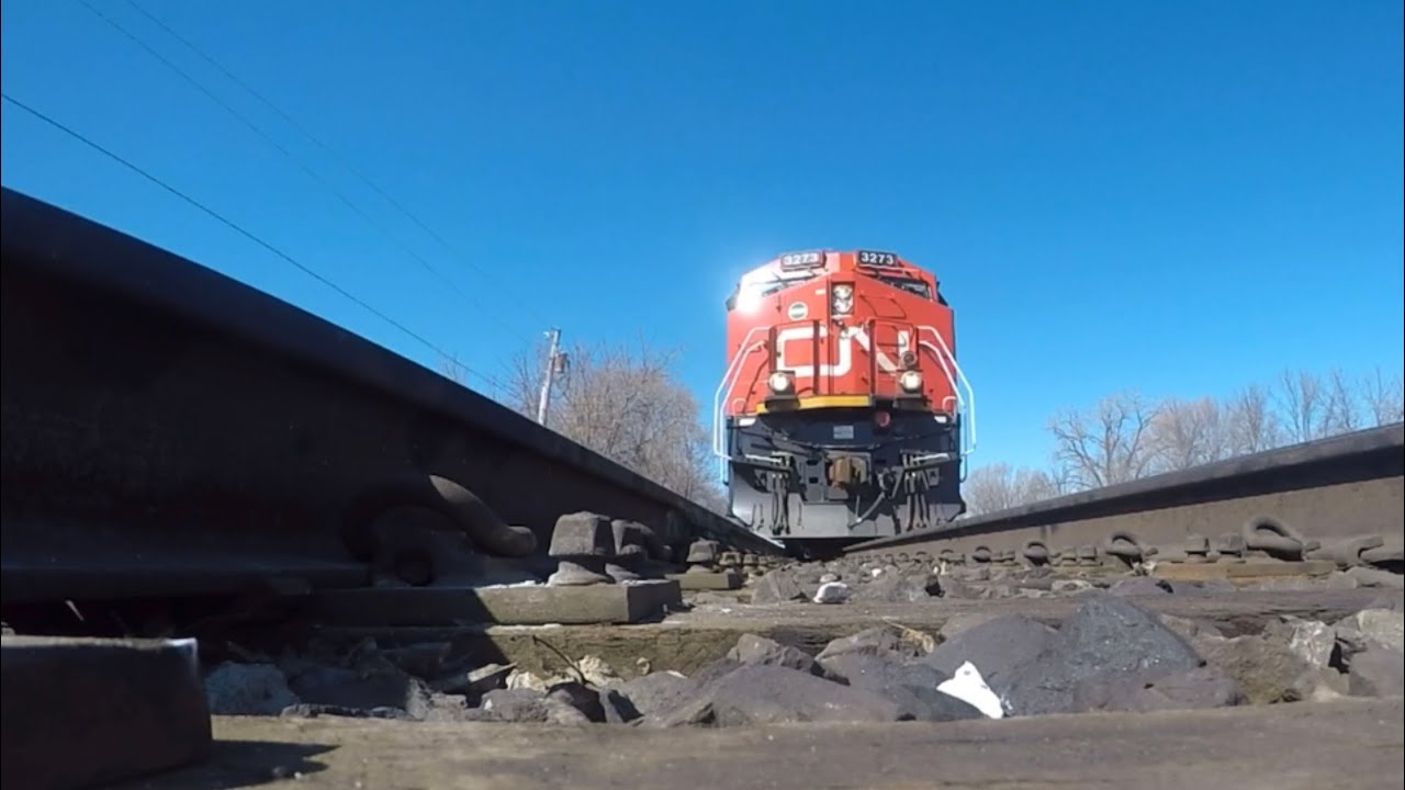 Train Runs Over Camera AT SPEED! - YouTube