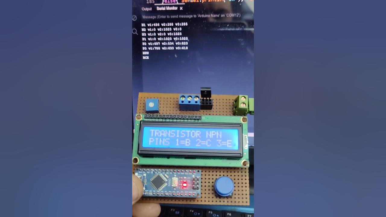 Arduino Transistor Tester ( Serial Monitor Data ) #arduinoproject # ...