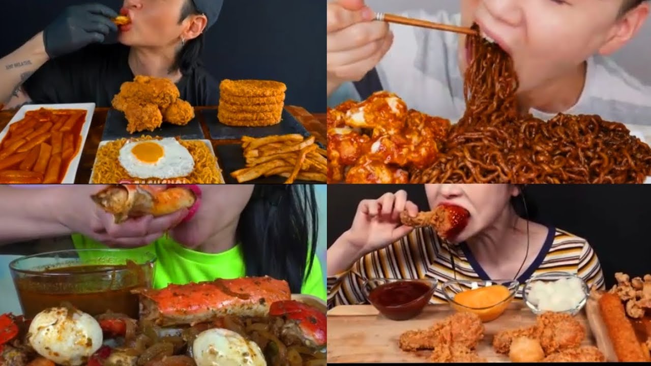 ASMR BEST EATING MUKBANG VIDEO | SPICY BITES | MUKBANG COMPILATIONS ...