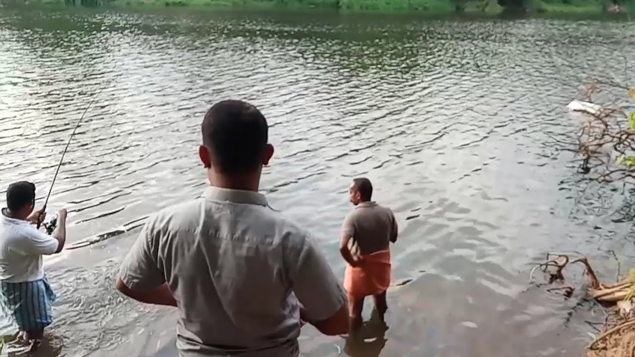 KERALA RIVER FISHING...big katla fish - YouTube