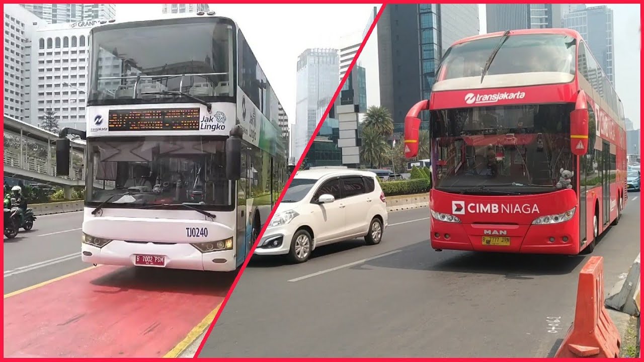 KUMPULAN BUS TINGKAT TRANSJAKARTA METROTRANS BUSWAY | BUS DOUBLE DEKKER ...