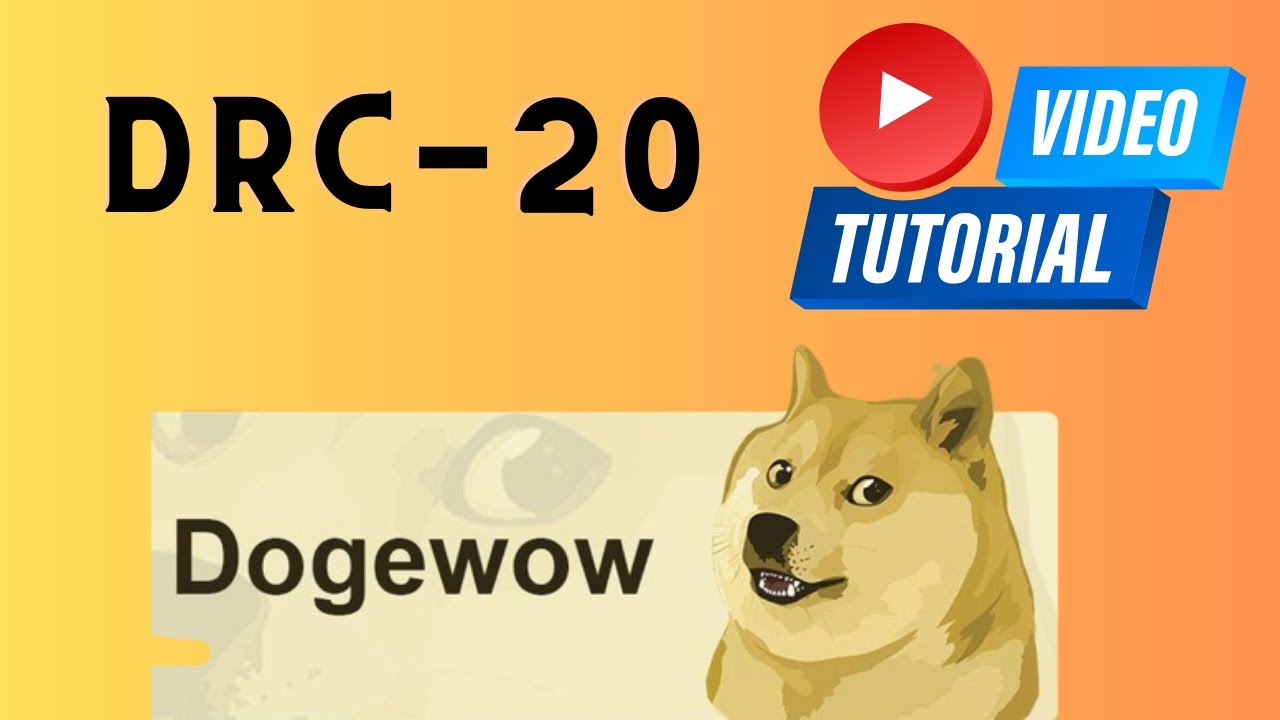 how to create a dogecoin wallet and a drc20? Step by step tutorial ...