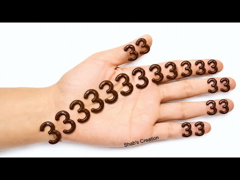 Stylisches Mehndi-Design für den Handrücken | Wunderschönes Mehandi-Design | Mehndi-Trick mit Zah...