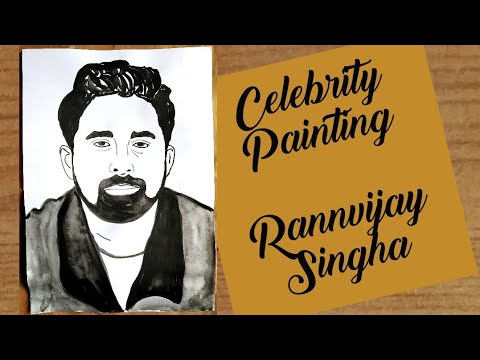 Rannvijay Singh Singha | Real Time Drawing | How to Draw | Roadies ...