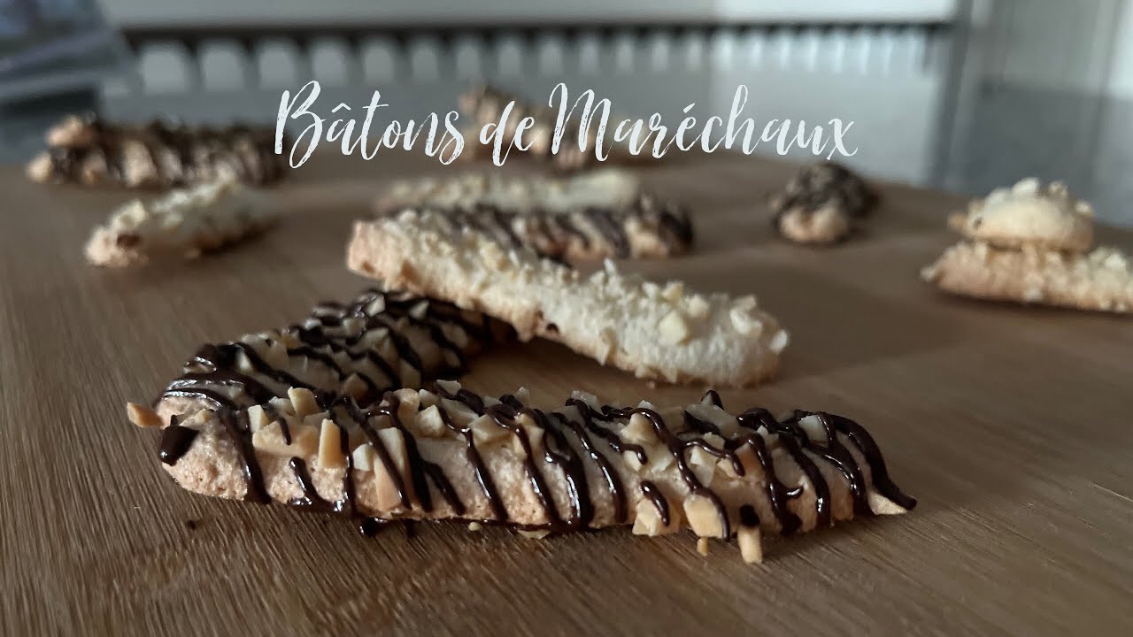 Bâtons de Maréchaux | Almond Meringue Cookies | Insatiable - YouTube