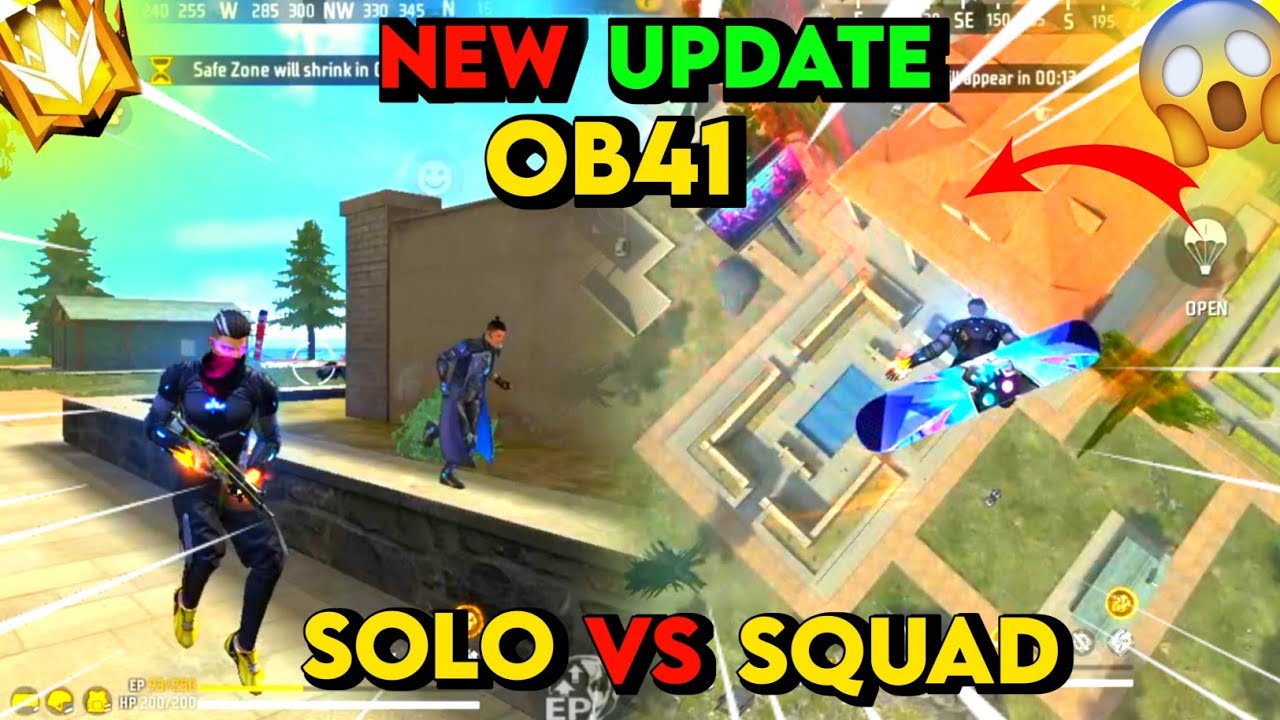 NEW OB41 UPDATE SOLO VS SQUAD OP GAMEPLAY😱 - Poco X3 Pro 🔥iPhone 13 ...