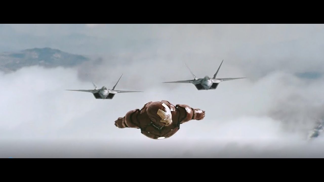Iron Man vs F-22 Raptor best clips collection(아이언맨 vs F-22 랩터 명장면 모음 ...