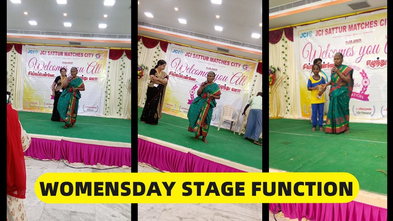 WOMENS DAY STAGE FUNCTION - YouTube
