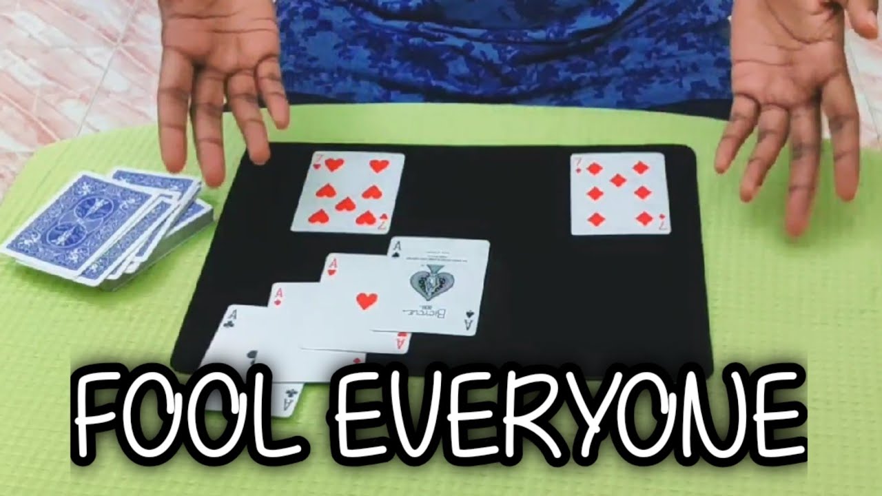 SPELL ACES - Awesome Fooling Card Trick [ TUTORIAL] - YouTube