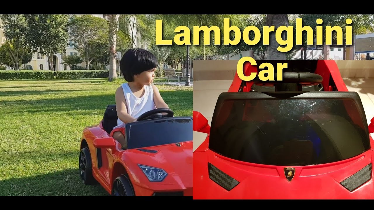 Lamborghini toy car || baby driving Lamborghini toy car || With Remote ...