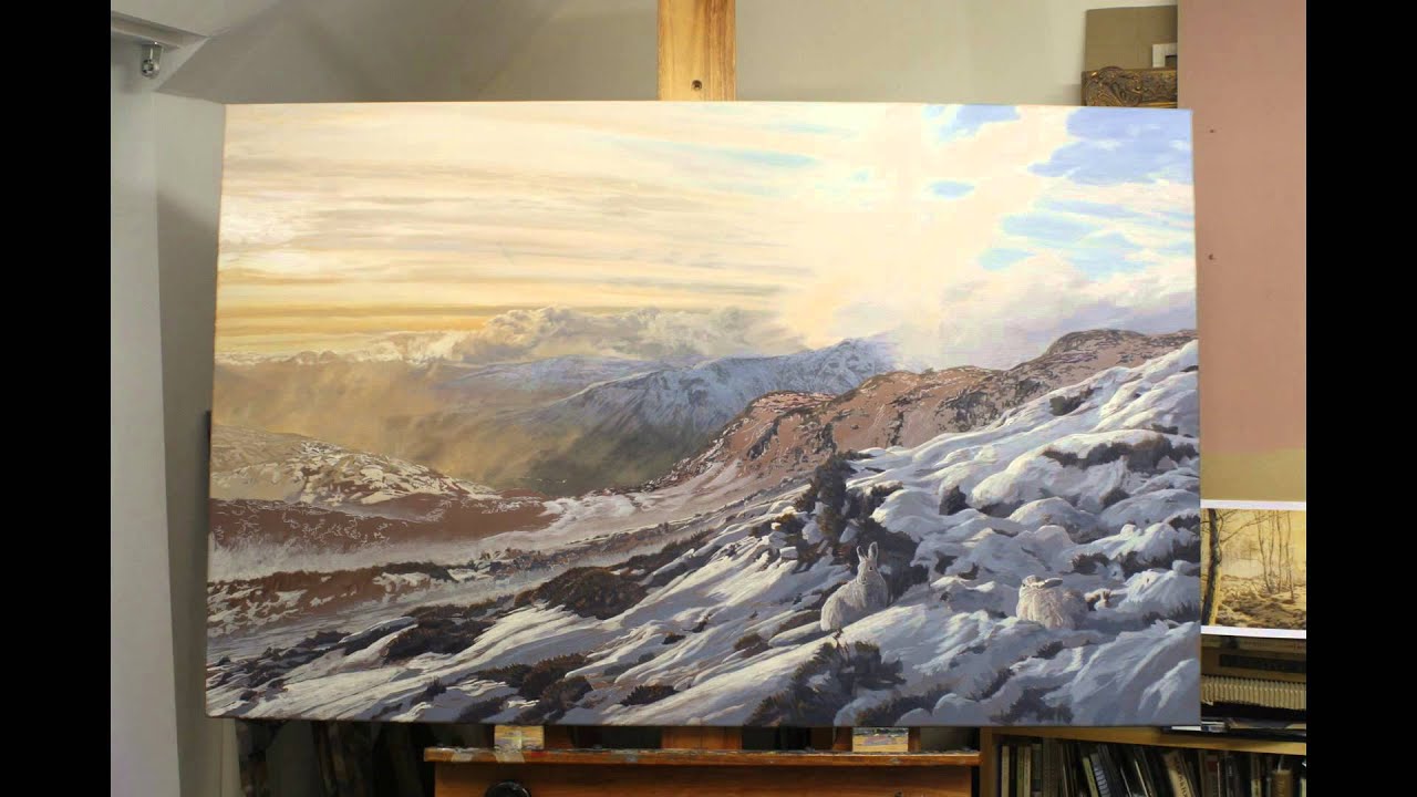 "Narrow Escape" Golden Eagle and Mountain Hare, Ben Halton by Comrie ...