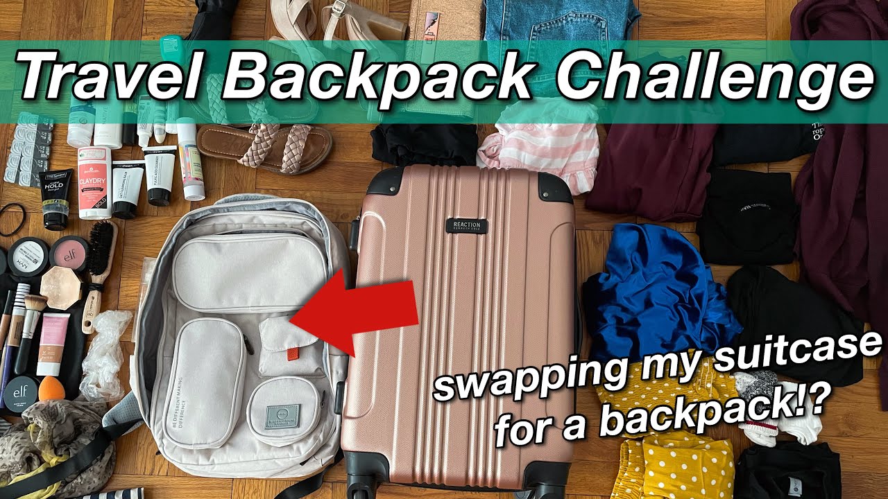 Trying to pack like a minimalist |Travel Backpack Challenge | Pack with ...