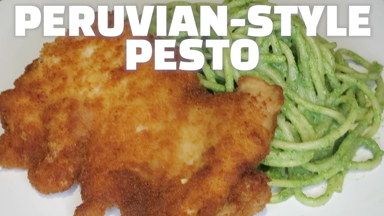 Peruvian-Style Pesto (Tallarines Verdes) Recipe - YouTube