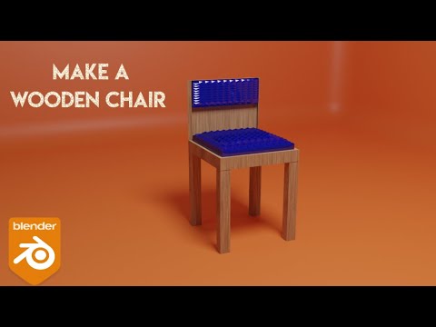 How To Make a Wooden Chair in Blender (Beginners Tutorial). - YouTube