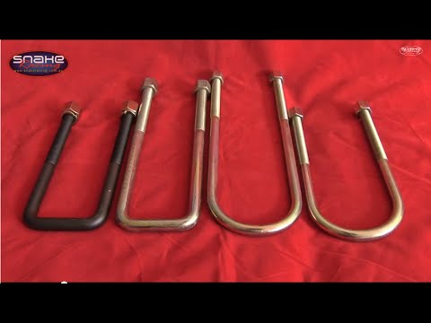 Custom U Bolts made to order - Snake Racing - YouTube