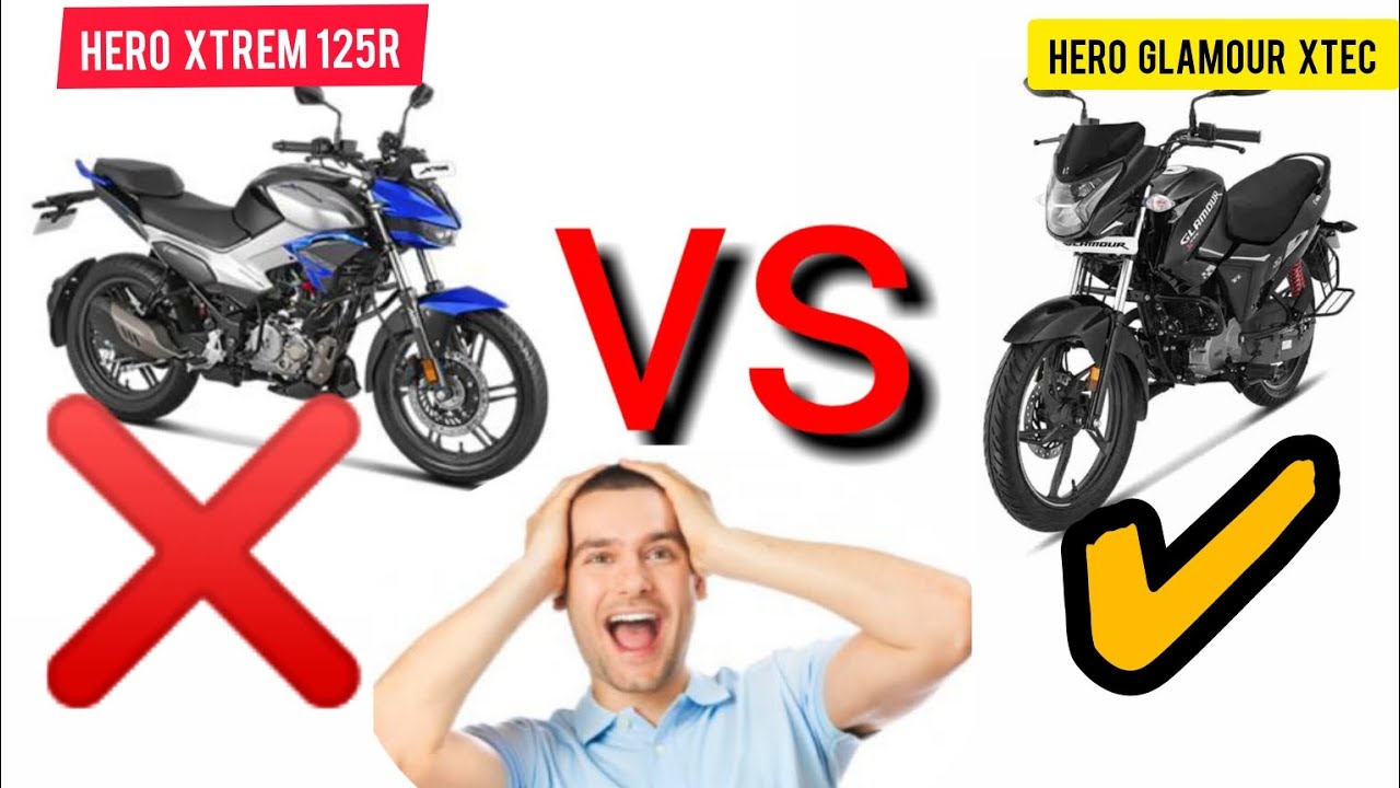 Hero xtreme 125r VS Glamour xtec| which is best ?| Mileage | Top speed ...