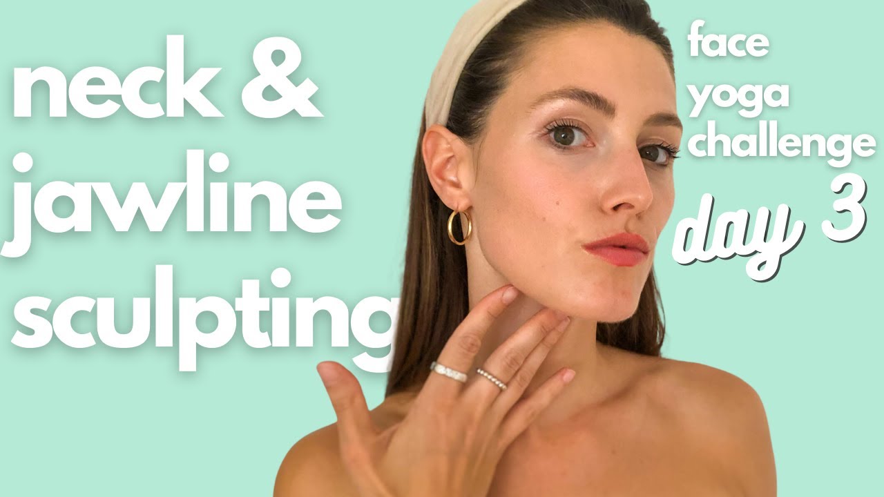 Neck & Jawline Sculpting - Face Workout - YouTube