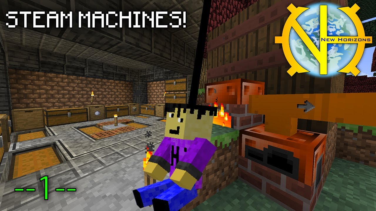 GregTech New Horizons EP1 - Steam Based Machines - YouTube