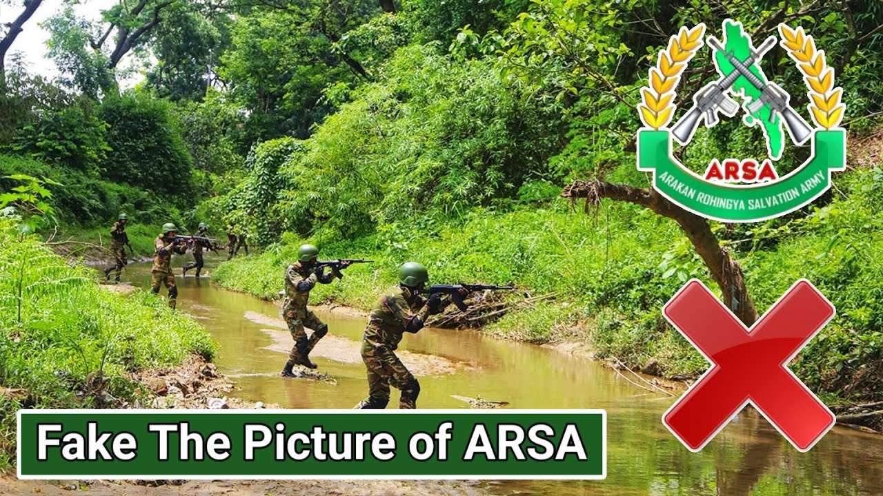 Fake The Picture of ARSA @ShayanRohingya - YouTube