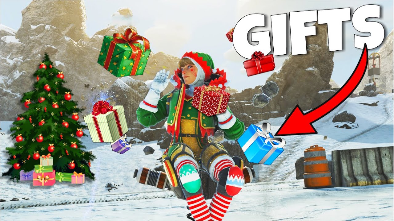 Giving Christmas PRESENTS To Random Players! - Apex Legends Christmas ...