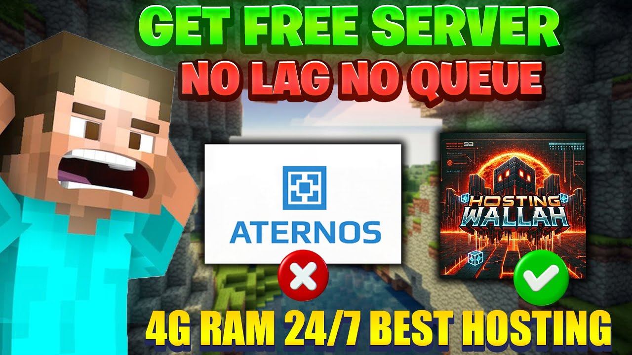 Best Free 24/7 Minecraft Server Hosting | Hosting Wallah | 24/7 Free ...