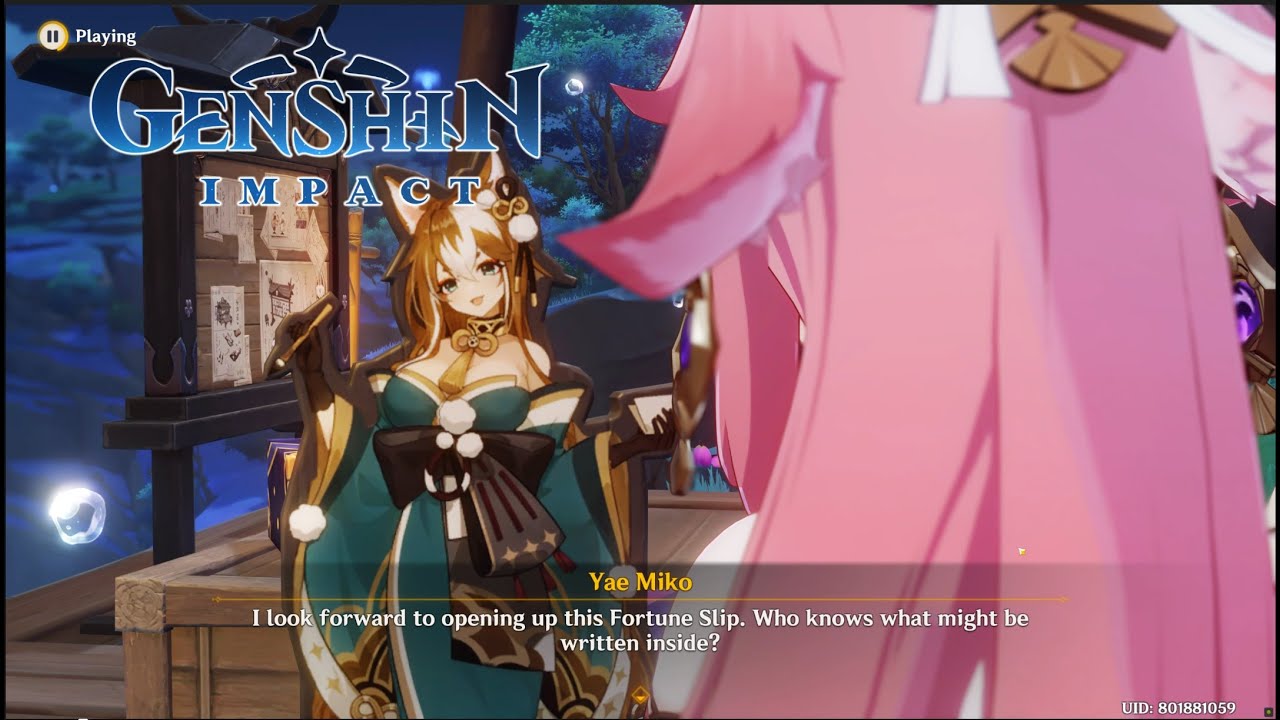 Yae Miko comes with Miss Hina board figure, 4.6 Event - Genshin Impact ...