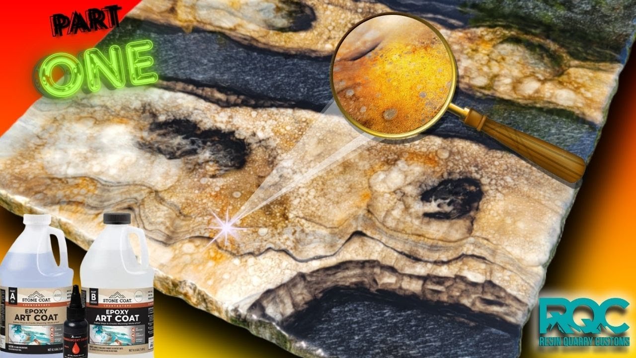 EASY Granite Texture using EPOXY and the [LATENT Cell Effect] - YouTube