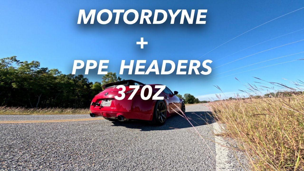 EPIC NISSAN 370Z W/ PPE LONGTUBE HEADERS & MOTORDYNE SHOCKWAVE SOUND ...