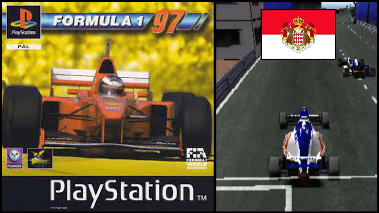 Gameplay Formula 1 97 / GP Monte Carlo / Monaco / Grand Prix Circuit ...