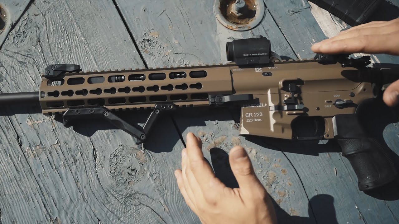 Haenel CR223 - a German piston AR - YouTube
