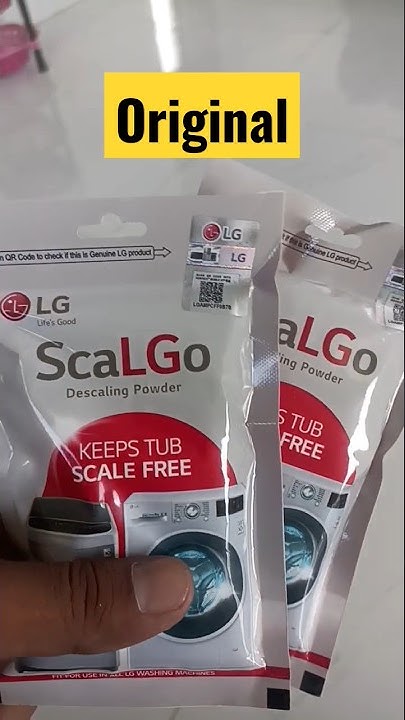 Lg ScaLGo Powder ! Tub clean powder Original LG #shortvideo #cleaning # ...