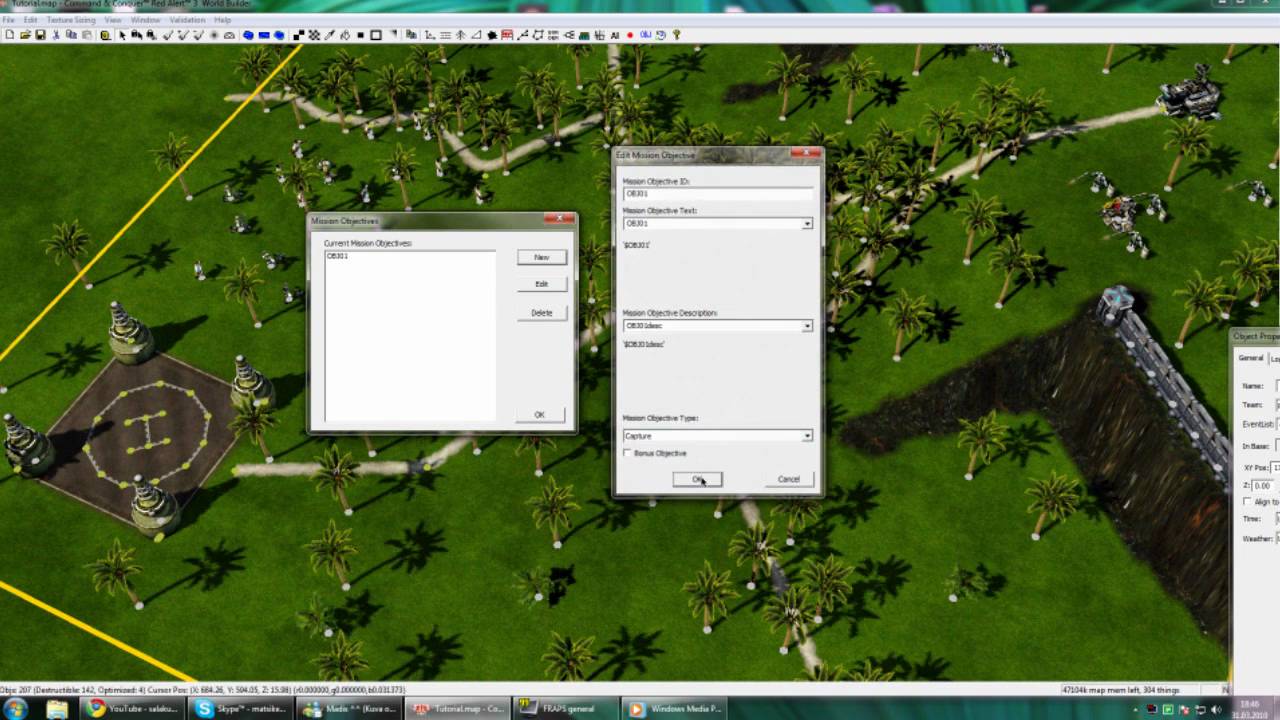 Ra3 World Builder tutorials - OBJECTIVES - part 1 - YouTube