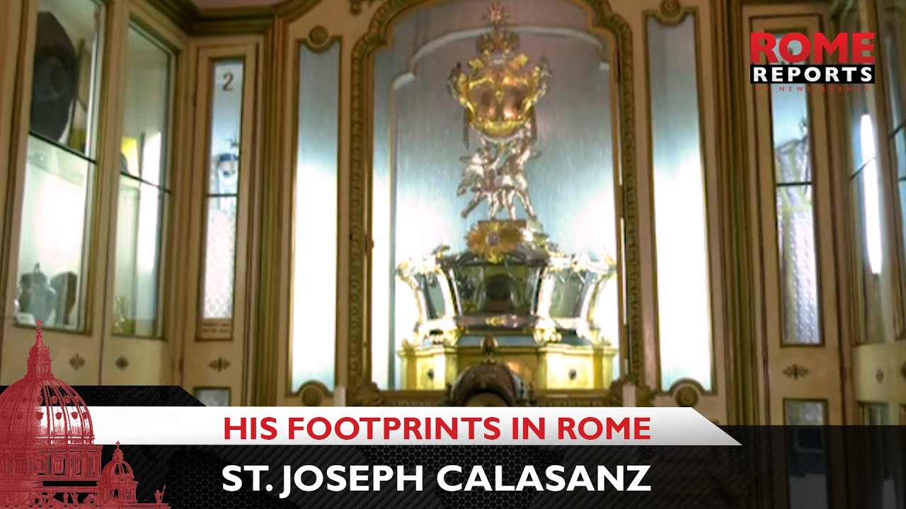 The footsteps of St. Joseph Calasanz in Rome - YouTube