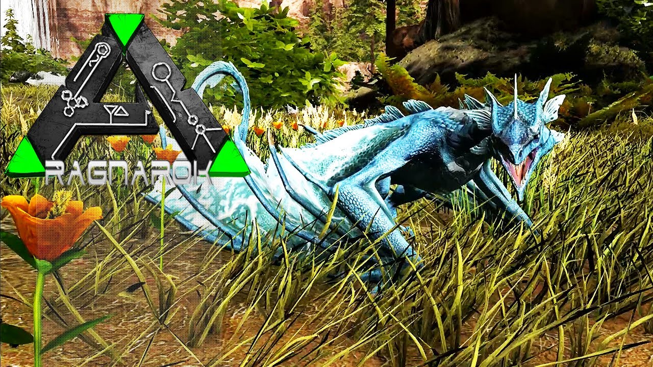 ARK RAGNAROK DLC EP12 - Wyvern De Gelo, Imprinting 100% Ice Wyvern ...