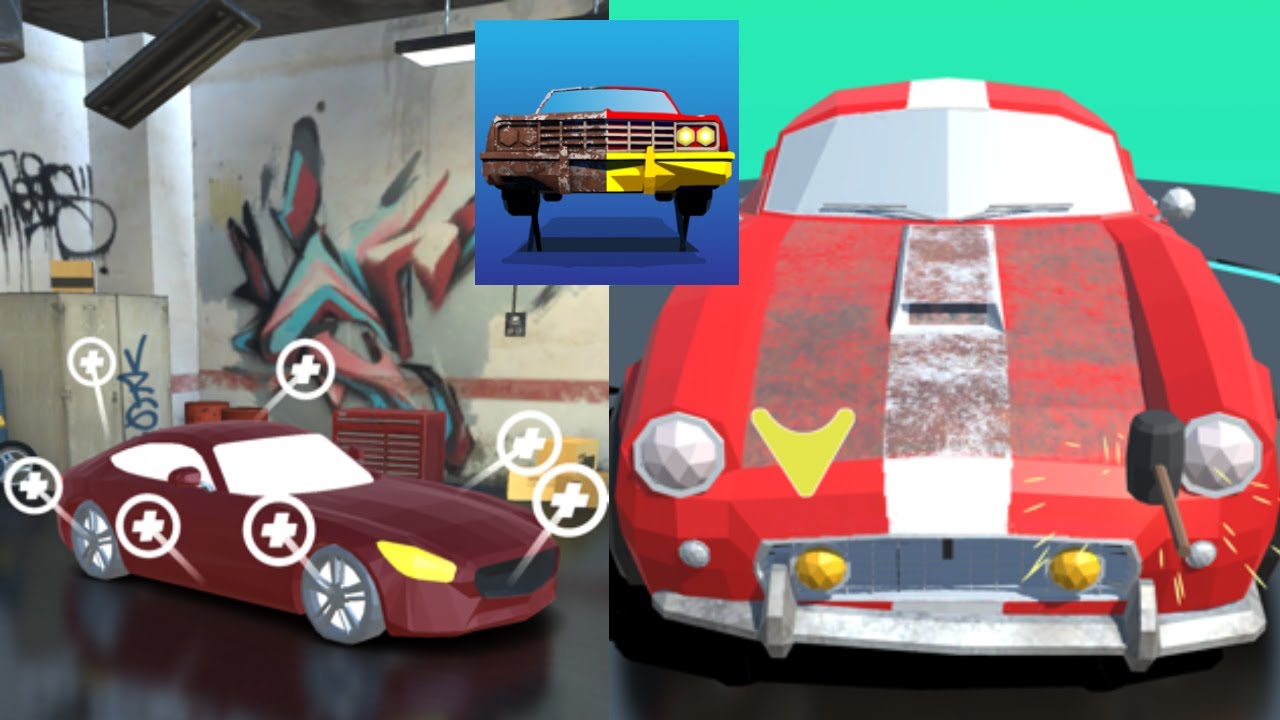 Car Restoration 3D - All Levels - Gameplay Android, iOS - YouTube