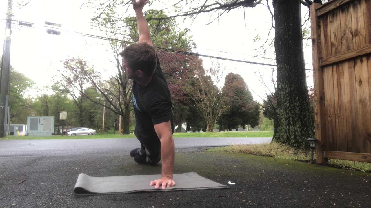 Flag Push-Up w/modification - YouTube