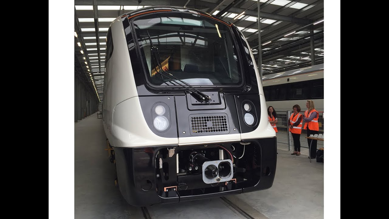 Crossrail Class 345 trainset unveiling - YouTube