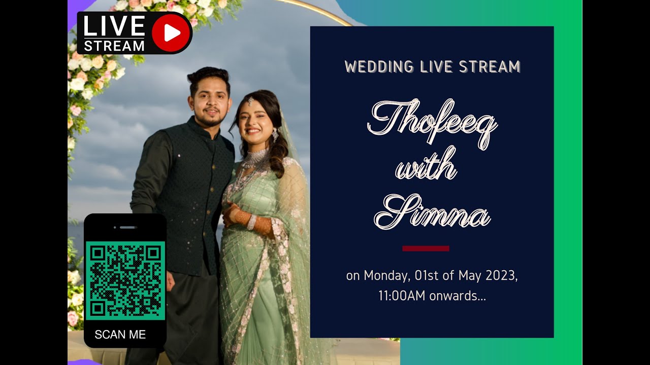 Thoufeeq & Simna | Wedding Live streaming - YouTube