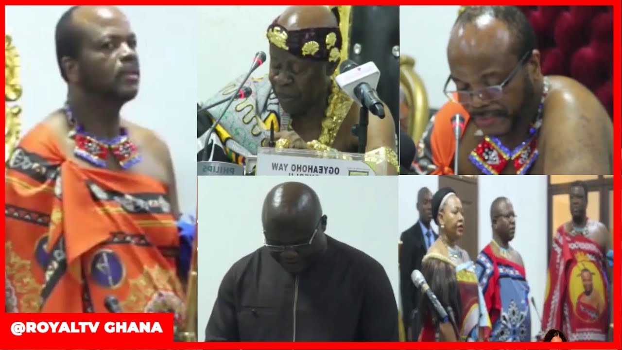 Manhyia welcomes King Mswati III before House of chief🔥Eswatini ...