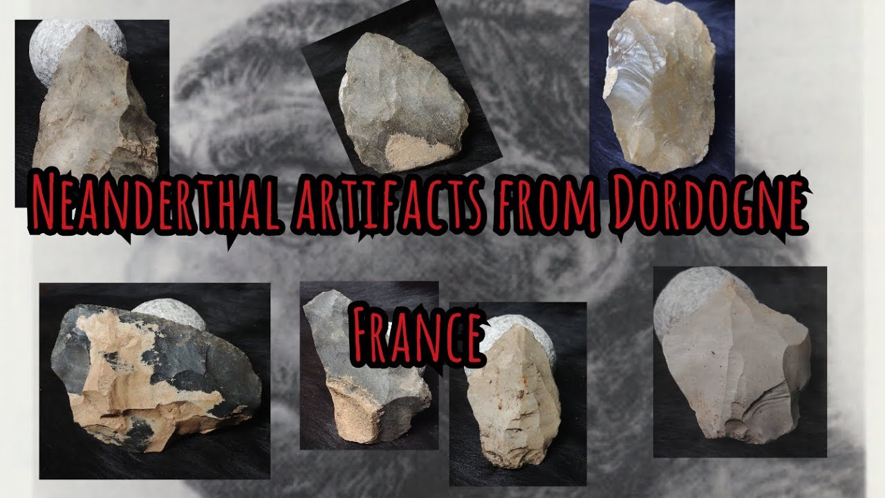 120,000 year old Neanderthal artifacts from France - YouTube
