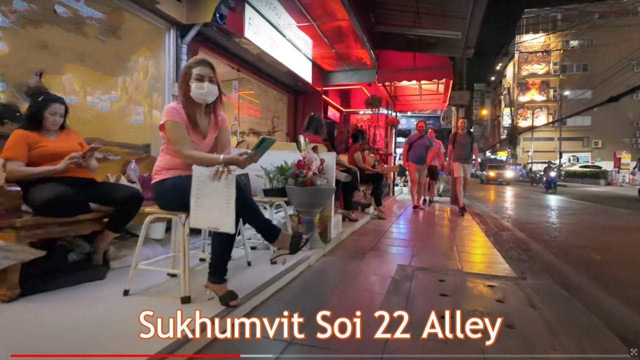 Sukhumvit Soi 22 Alley Alley Of Thai Massage Shops Youtube