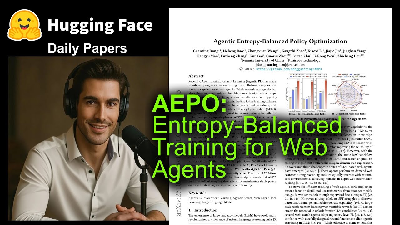 AEPO: Entropy-Balanced Training for Web Agents - YouTube