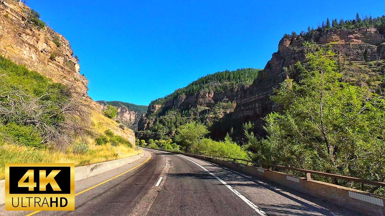 Stunning Scenic Drive: Glenwood Springs to Denver, Colorado - 4K Rocky ...