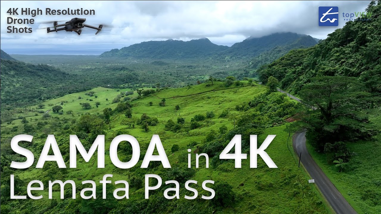Lemafa Pass, Samoa - 4K Drone Aerial Views - YouTube