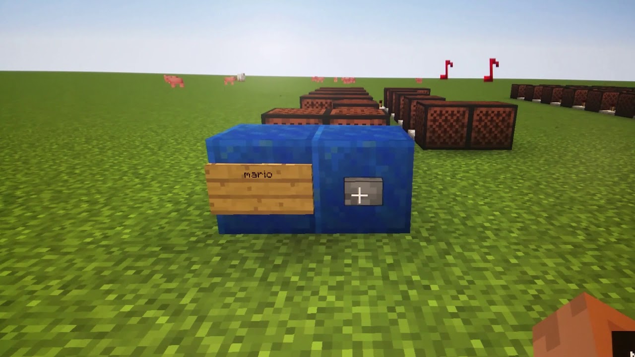 Minecraft note block mario - YouTube
