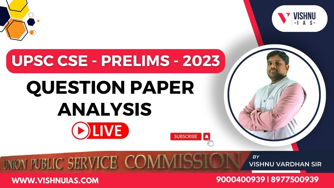 UPSC PRELIMS 2023 PAPER 1 ANALYSIS| UPSC - YouTube
