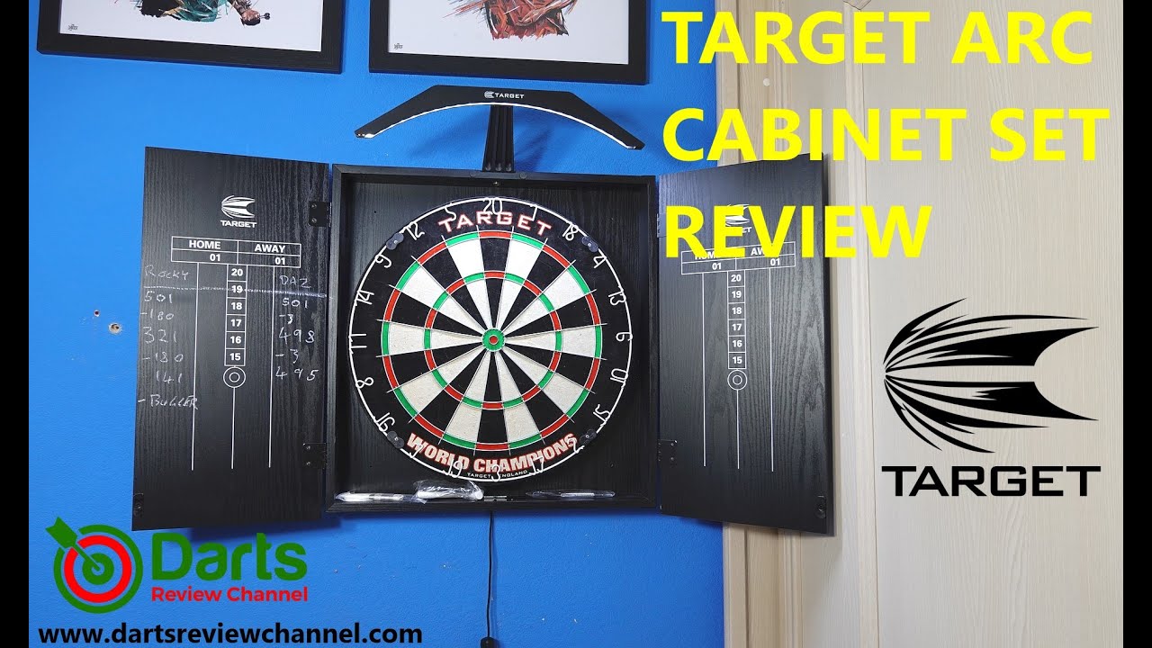 Target Arc Darts Cabinet Set Review - YouTube