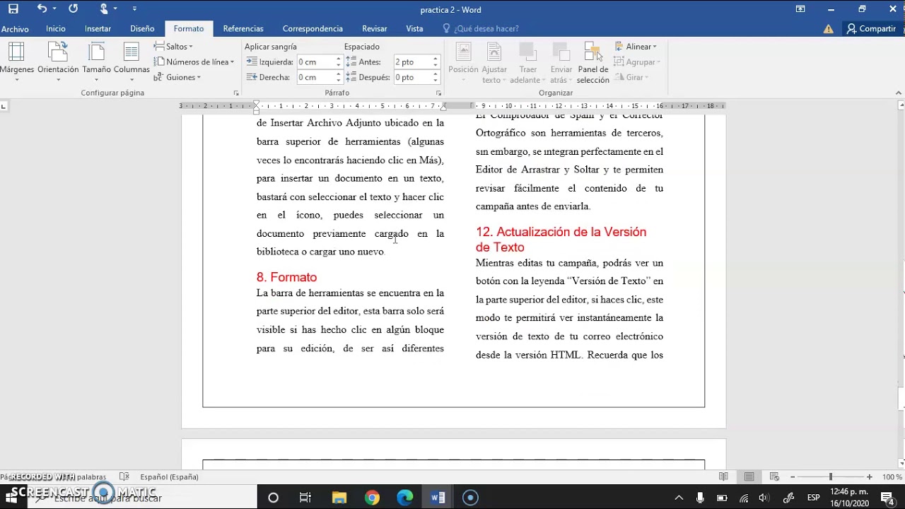 Tablas y columnas - YouTube